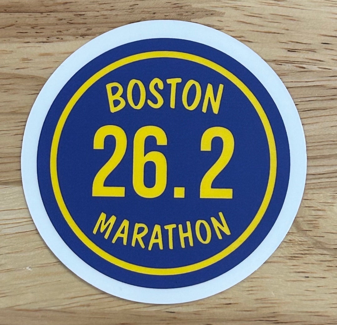 Boston Marathon Sticker, Running Sticker, Waterproof Marathon Sticker ...