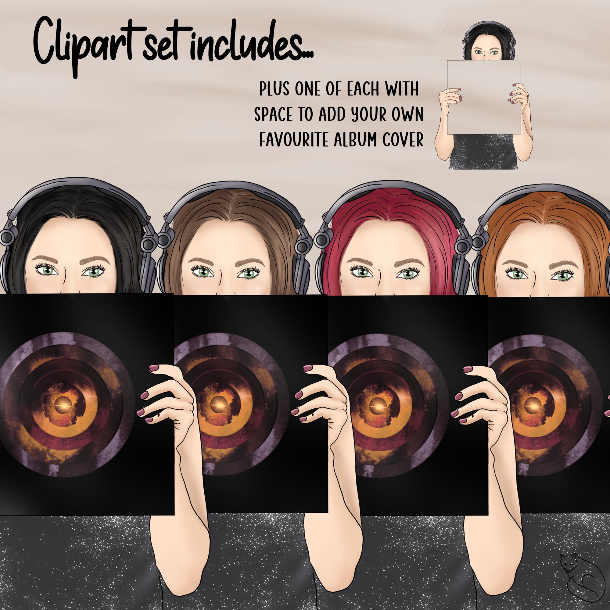 Music Lover | Digital Clipart Set for (planner) Stickers and Other ...