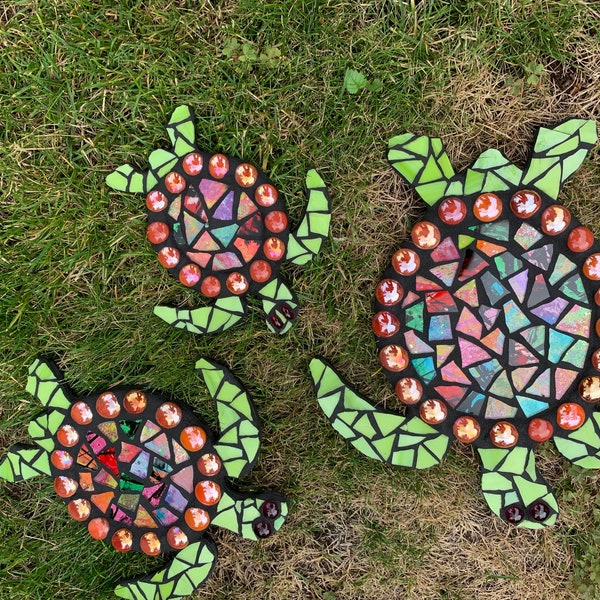 Sea Turtle Mosaic - Etsy