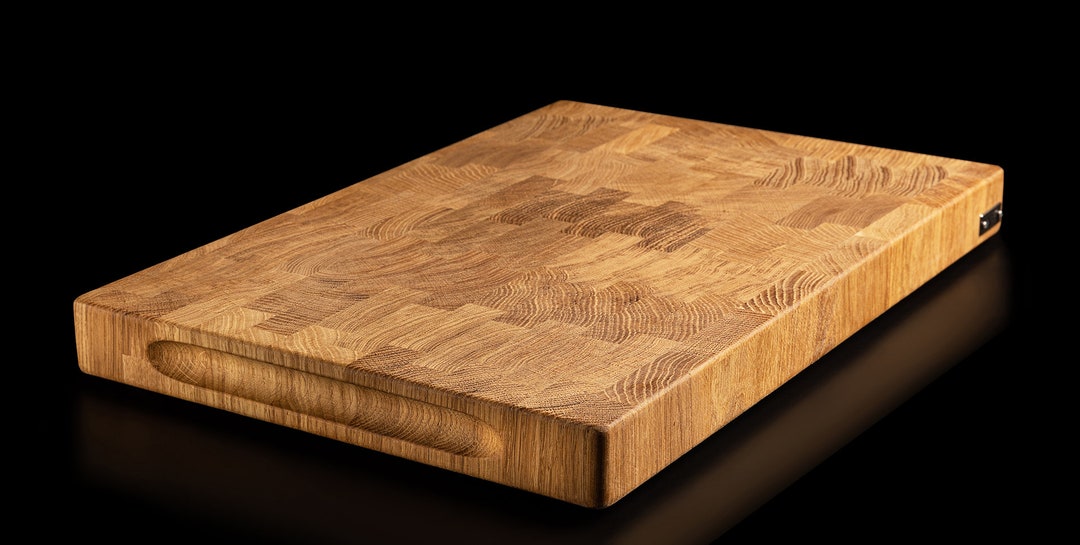 OAK CUTTING BOARD, Chef Cutting Board, Square Cutting Board, Large Size ...