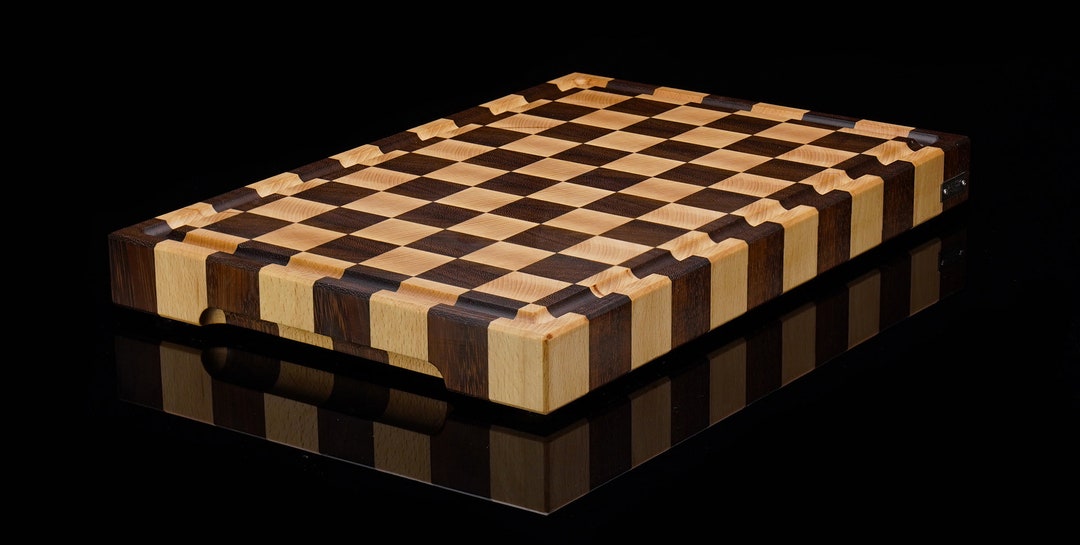 CHESS CUTTING BOARD, Craft Cutting Board, End Grain Cutting, A Chess ...