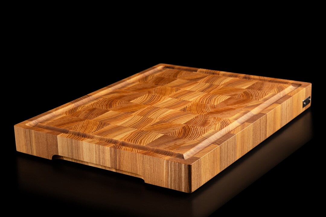 LARGE SIZE Professional Chef's Solid Wood Woven Cutting Board Design ...