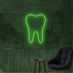 Tooth Neon Sign Tooth Wall Decor, Dentist Office Decor, Neon Light - Etsy