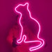 Cat Neon Sign Cat Wall Decor Neon Sign Bedroom Neon Light - Etsy