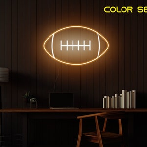 American Football Ball Neon Sign - American Football Led Sign, Neon ...