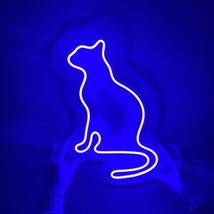 Cat Neon Sign - Cat Wall Decor, Neon Sign Bedroom, Neon Light - Etsy