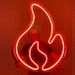 Fire Neon Sign - Neon Sign Bedroom, Neon Signs, Neon Light, Wall Neon ...