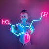 Dopamine Molecule Neon Sign - Molecule LED Sign, Neon Sign Bedroom ...