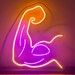 Muscle Neon Sign Muscle Neon Lights Neon Sign for Gym LED - Etsy