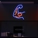 Muscle Neon Sign Muscle Neon Lights Neon Sign for Gym LED - Etsy