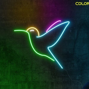 Bird Neon Sign - LED Neon Sign Bird, Wall Decor, Wall Sign, Neon Signs ...