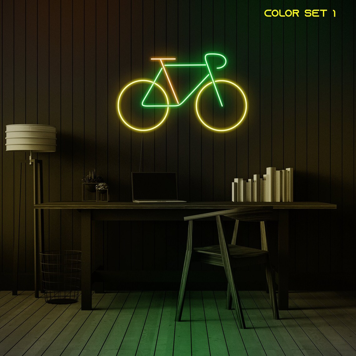 Bike Neon Sign LED Neon Sign Bike Wall Decor Wall Sign | Etsy