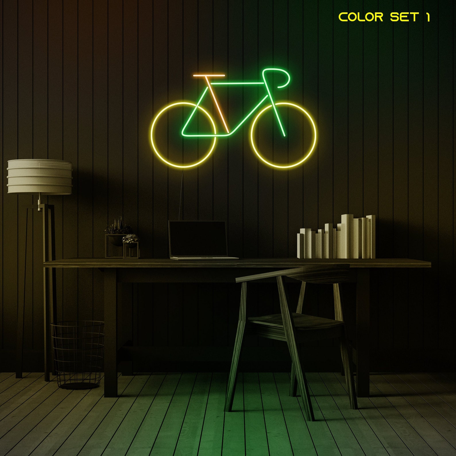 Bike Neon Sign LED Neon Sign Bike Wall Decor Wall Sign | Etsy