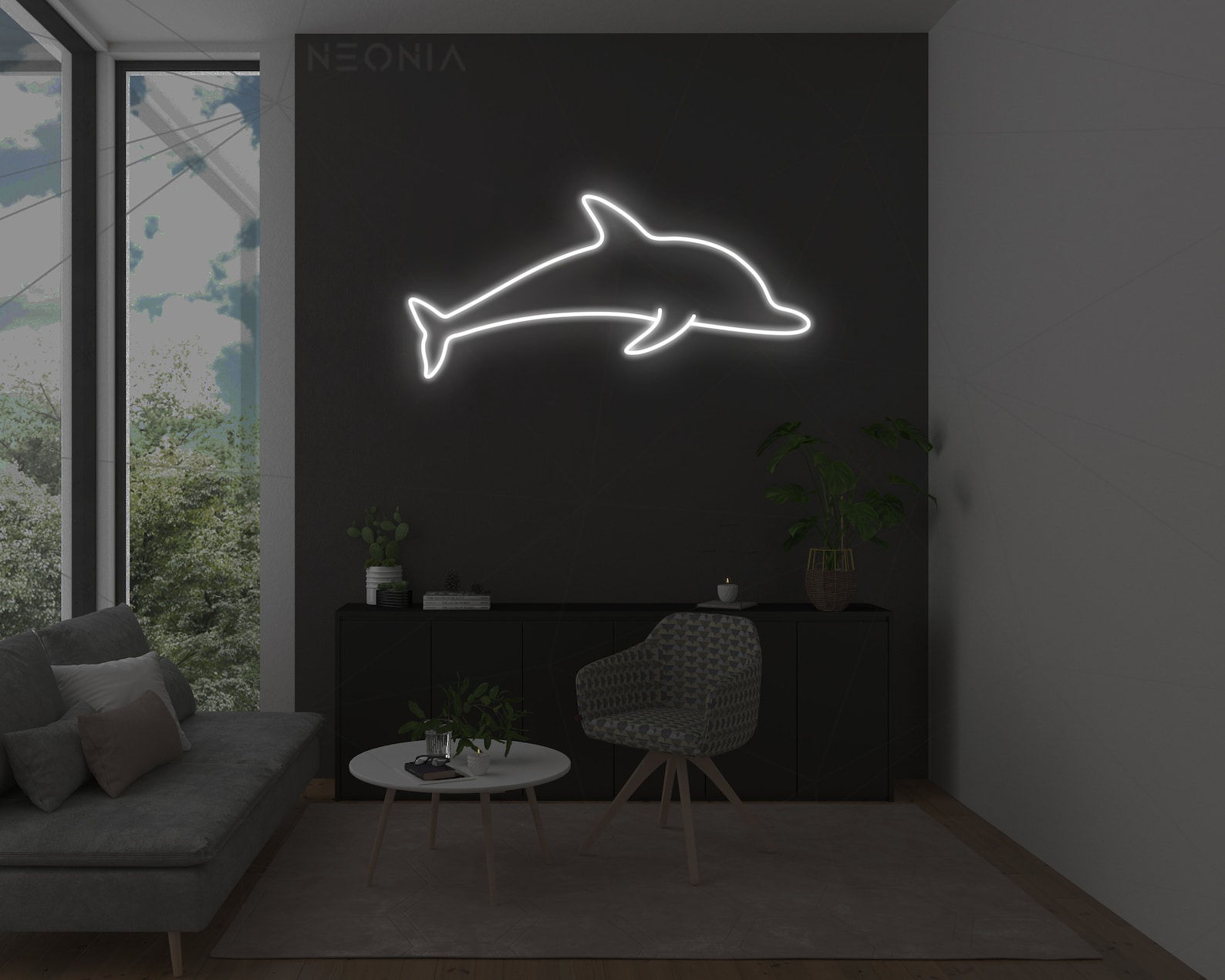 Dolphin Neon Sign Dolphin Led Sign Neon Sign Bedroom Neon - Etsy