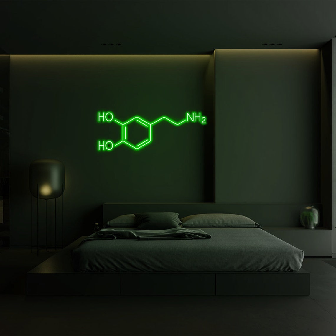 Dopamine Molecule Neon Sign Molecule LED Sign Neon Sign | Etsy