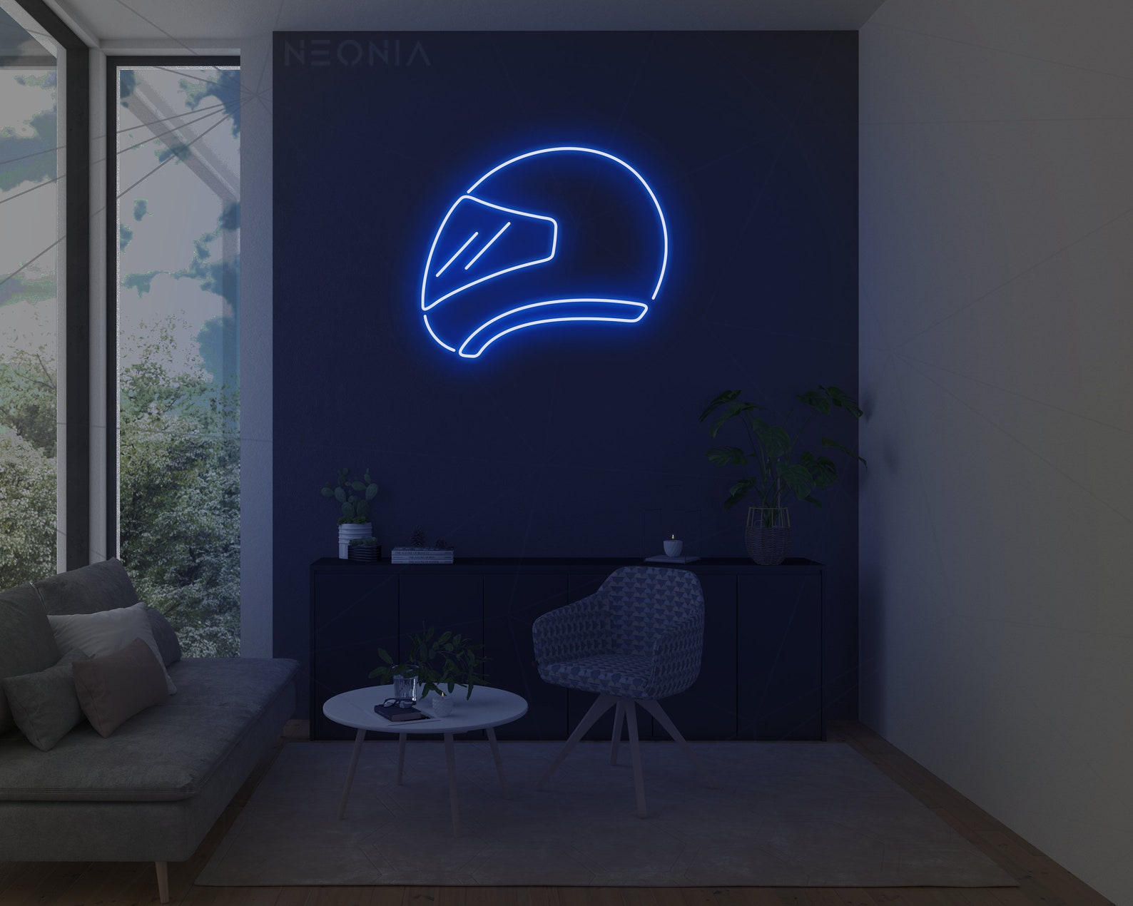 Bike Helmet Neon Sign Bike Helmet Led Sign Neon Sign | Etsy