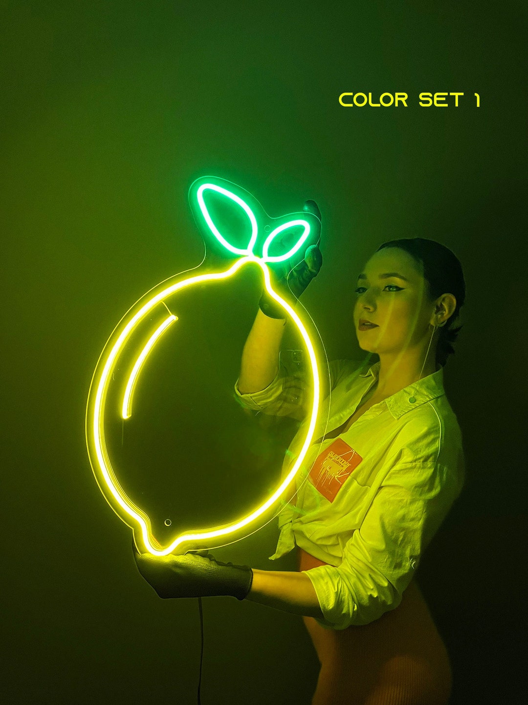 Lemon Neon Sign - Fruit Lemon Led Sign, Neon Sign Bedroom, Neon Light ...