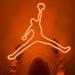 Basketball Player Neon Sign - Basketball Decor, Neon Sign Bedroom, Neon ...