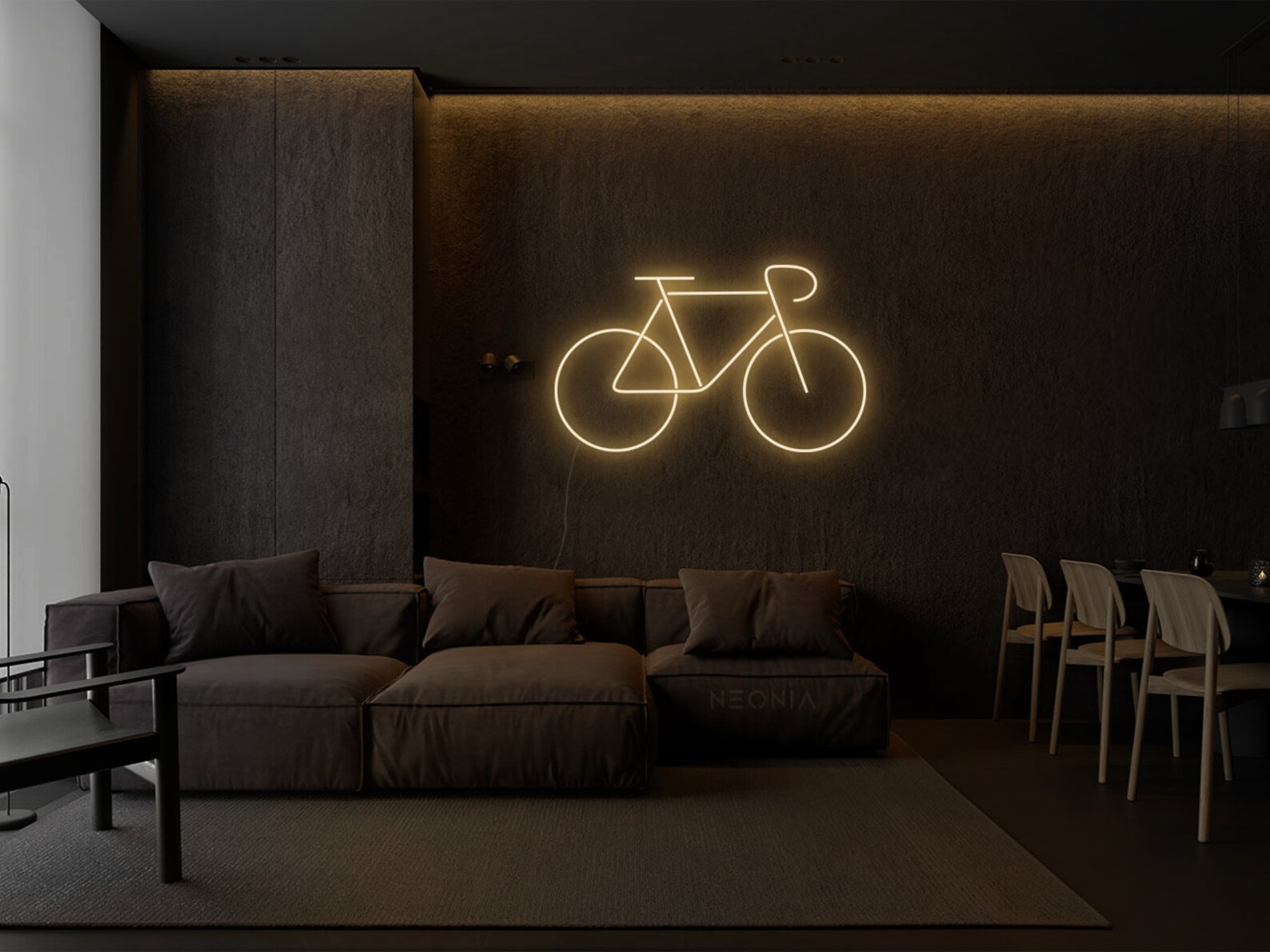 Bike Neon Sign LED Neon Sign Bike Wall Decor Wall Sign | Etsy