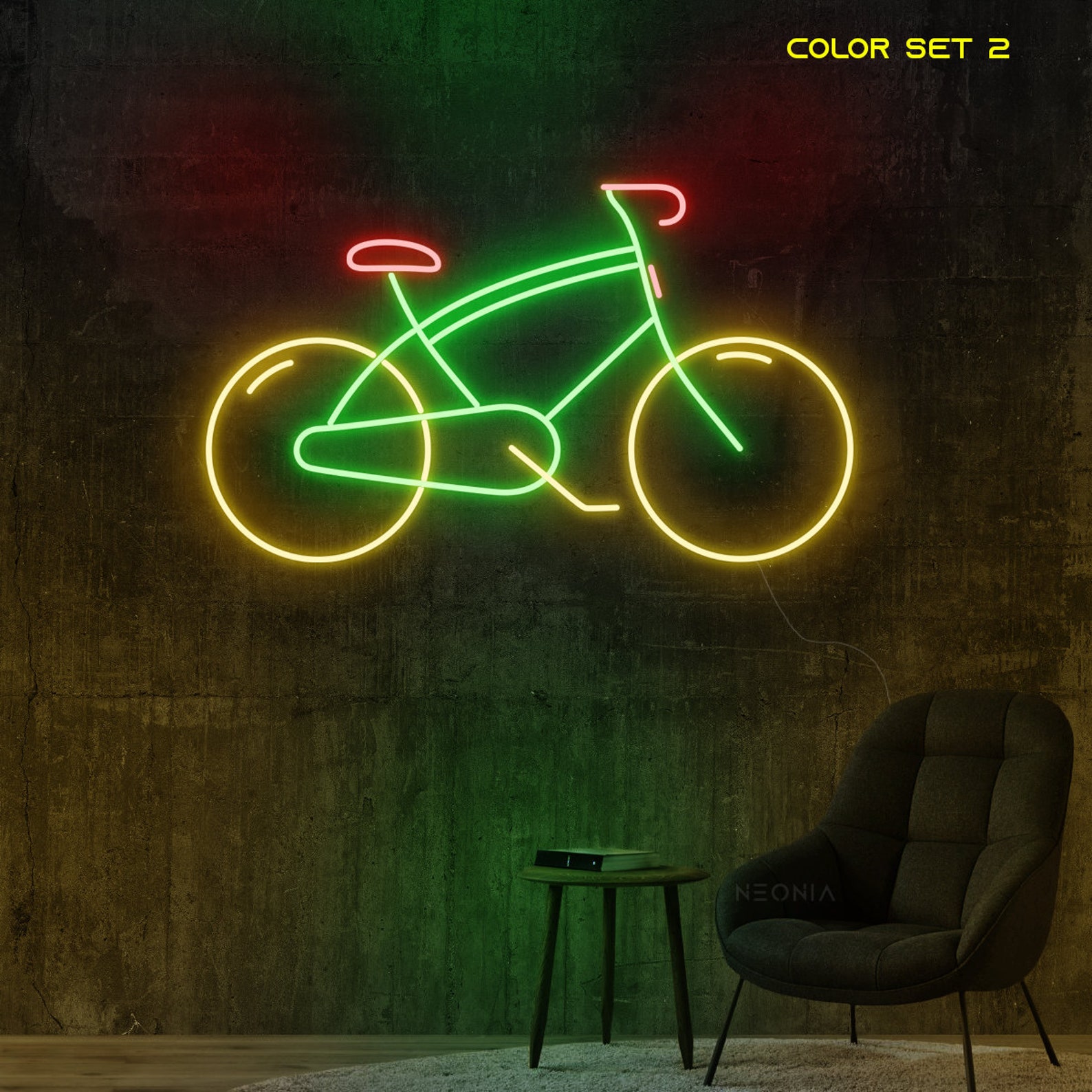 Bike Neon Sign Bike LED Neon Sign Wall Decor Wall Sign - Etsy