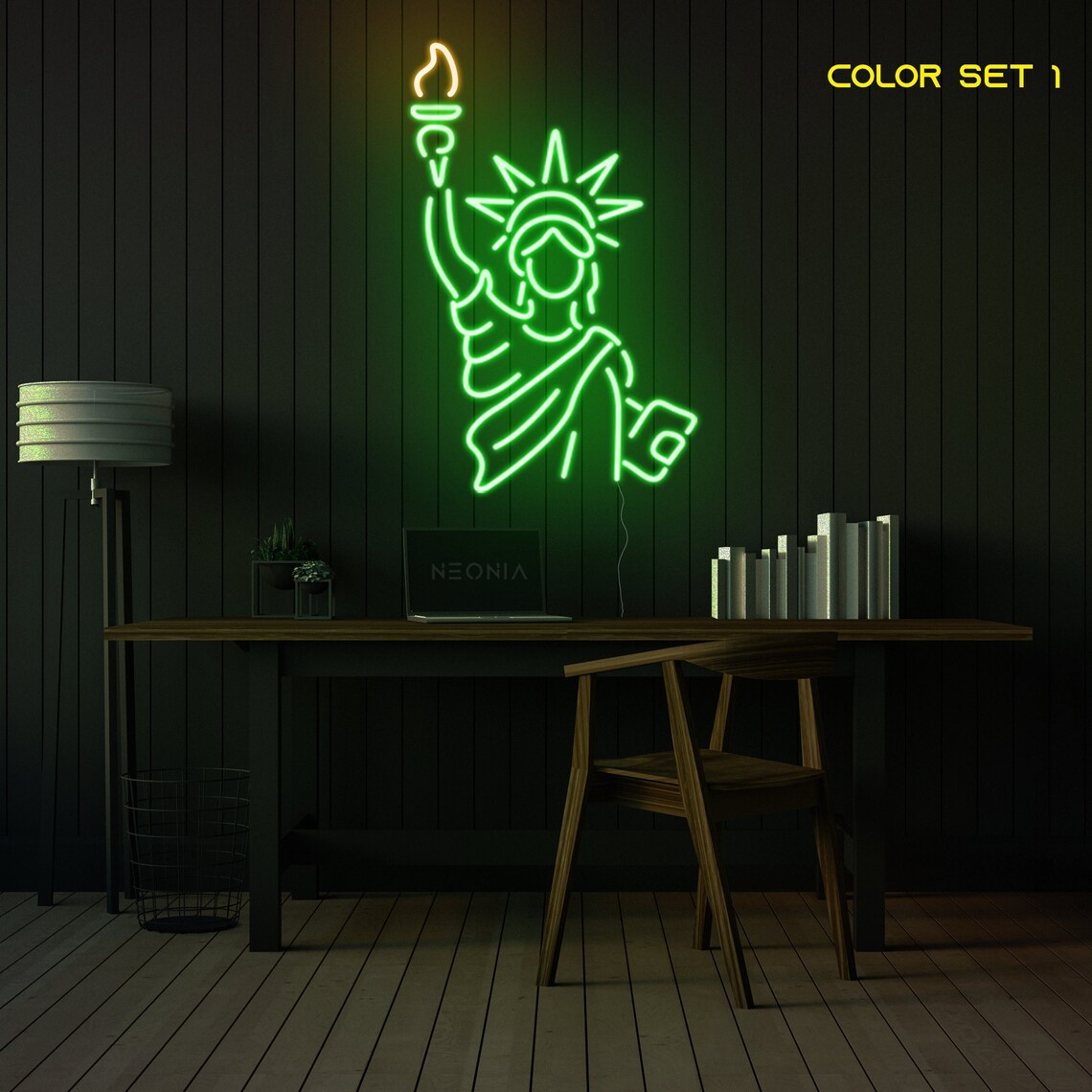 Statue of Liberty Neon Sign Neon Light Neon Sign Bedroom - Etsy