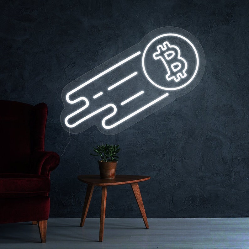 Bitcoin Neon Sign Bitcoin Sign Bedroom Neon Sign Wall - Etsy