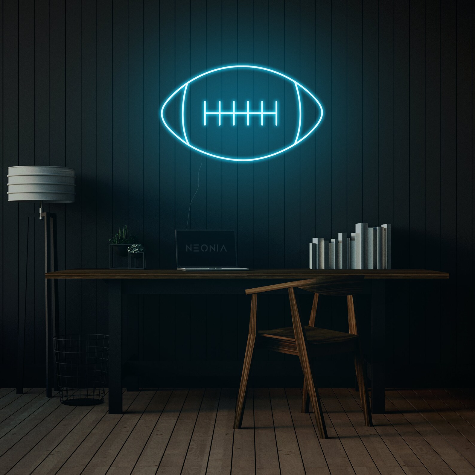 American Football LED Neon Sign: Bedroom Sports Decor - Etsy