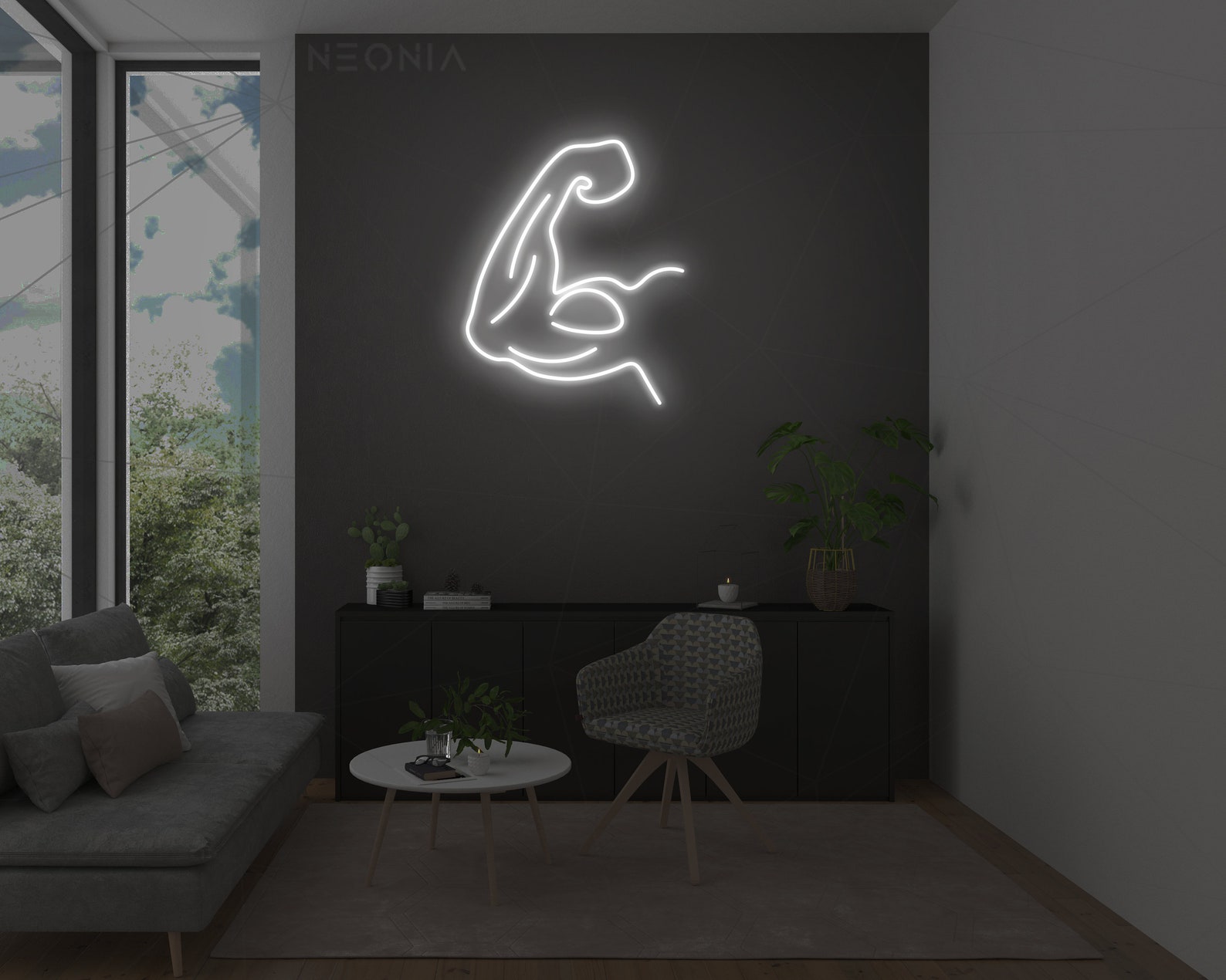 Muscle Neon Sign Muscle Neon Lights Neon Sign for Gym LED | Etsy