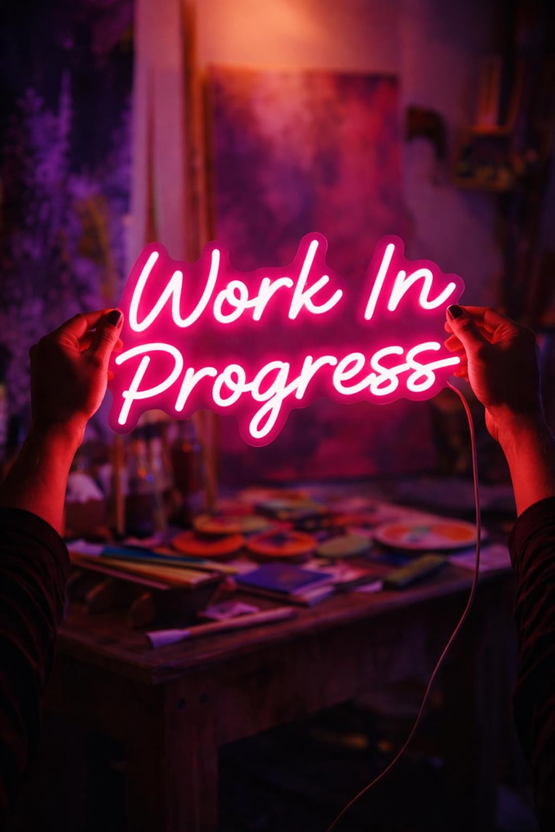 Custom Motivational Neon Sign, Personalized Quote Light, Inspiring Wall ...