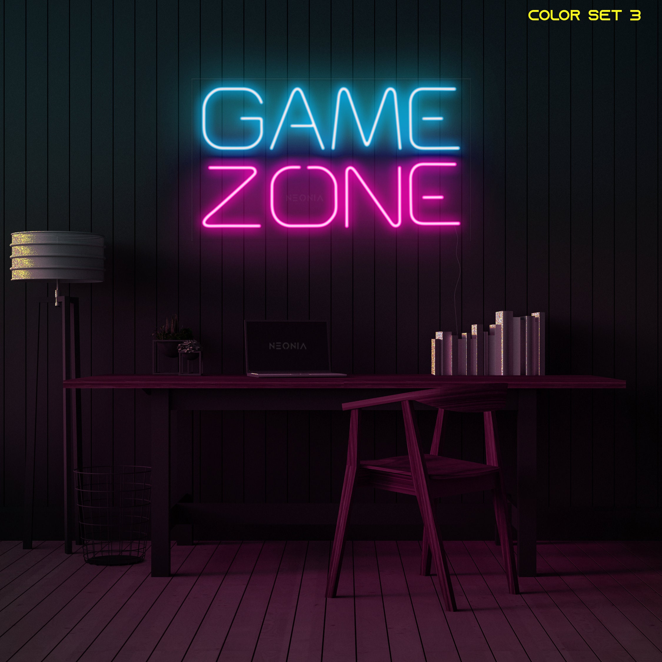 Game Zone LED Neon Sign: Gaming Room Wall Decor - Etsy UK