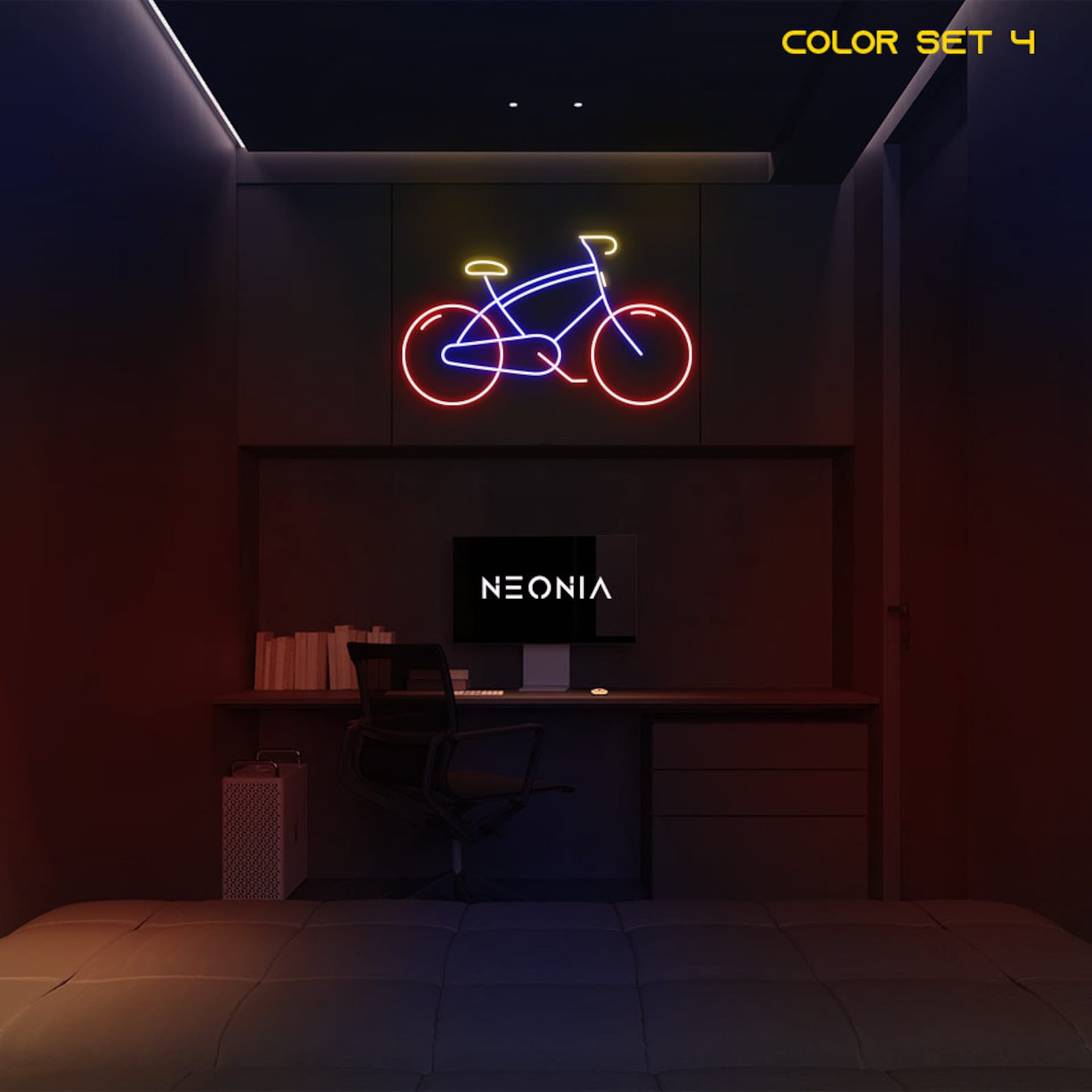 Bike Neon Sign Bike LED Neon Sign Wall Decor Wall Sign - Etsy