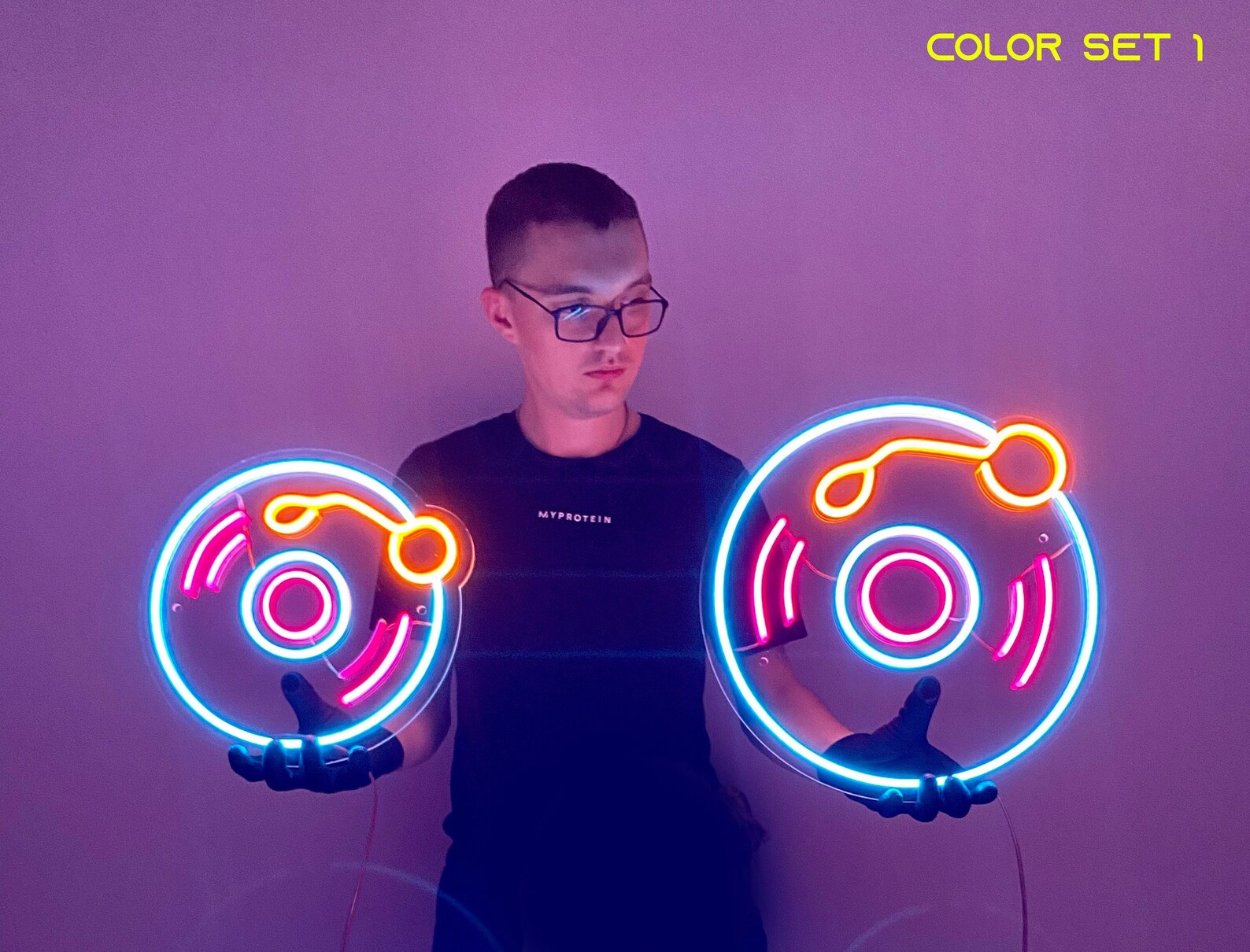 Vinyl Neon Sign Vinyl Record Decor Neon Sign Bedroom Neon - Etsy