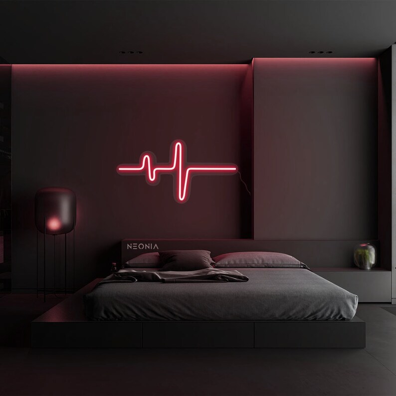 Neon Sign Pulse Neon Sign Custom Neon Sign Neon Sign - Etsy