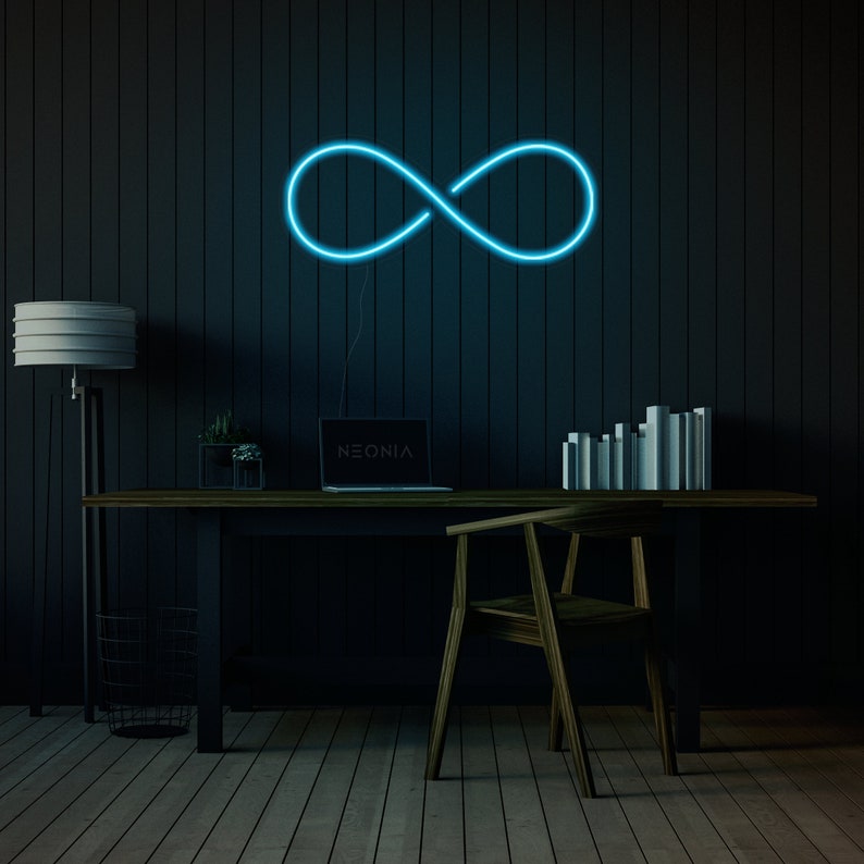Infinity Neon Sign Neon Sign Bedroom Neon Signs Neon - Etsy