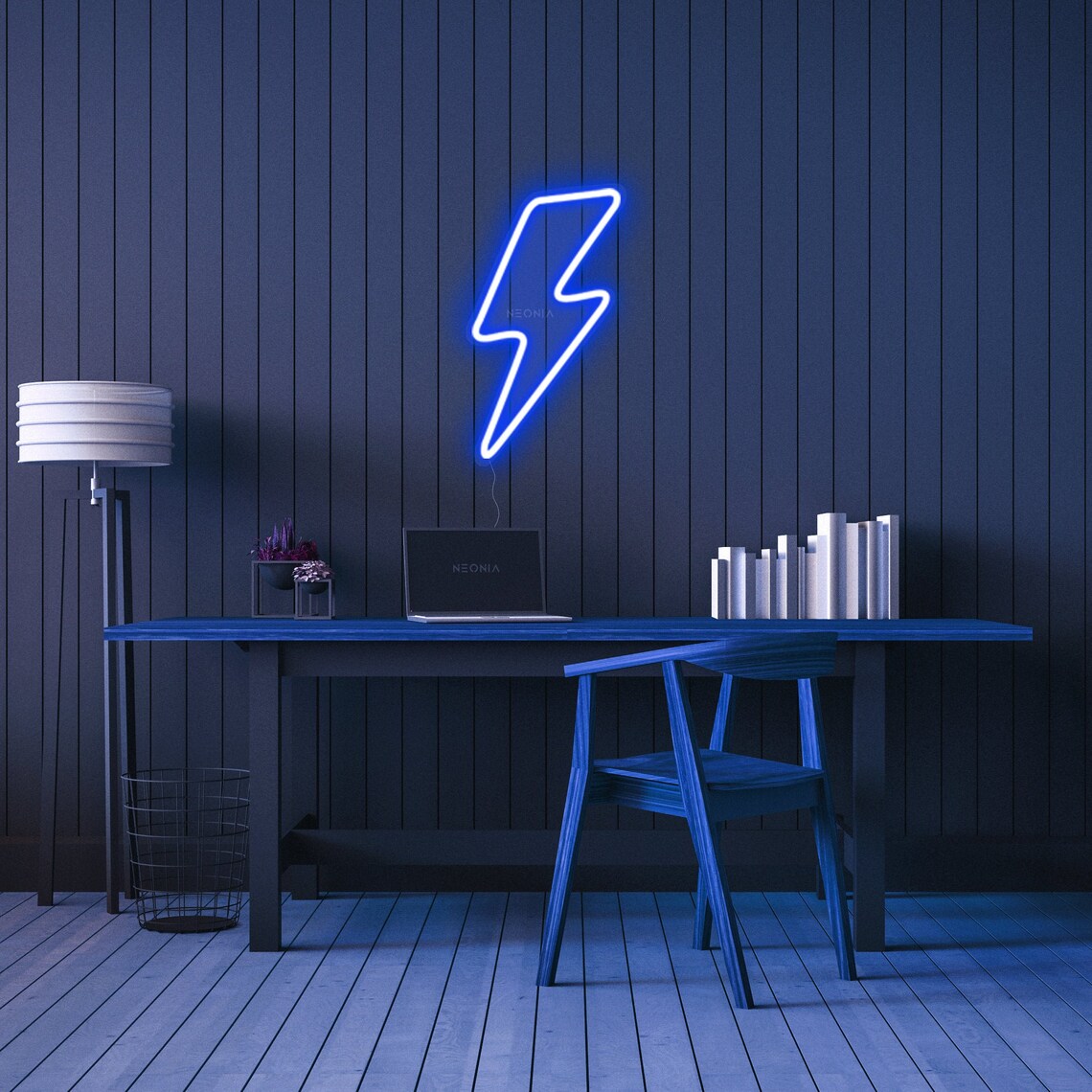 Lightning Bolt Neon Sign LED Neon Sign Wall Decor Wall | Etsy