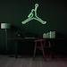 Basketball Player Neon Sign - Basketball Decor, Neon Sign Bedroom, Neon ...