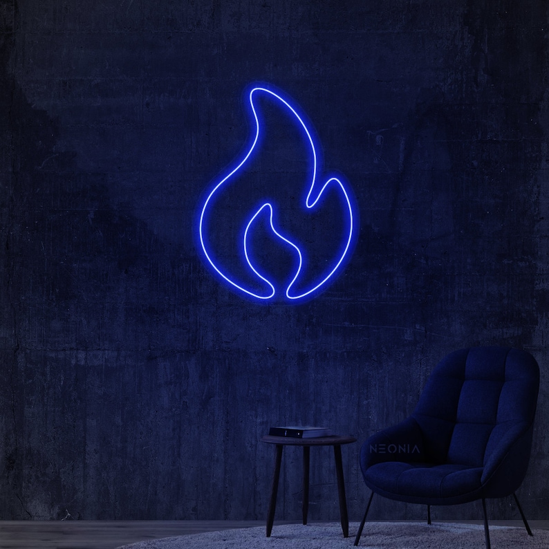 Fire Neon Sign Neon Sign Bedroom Neon Signs Neon Light - Etsy