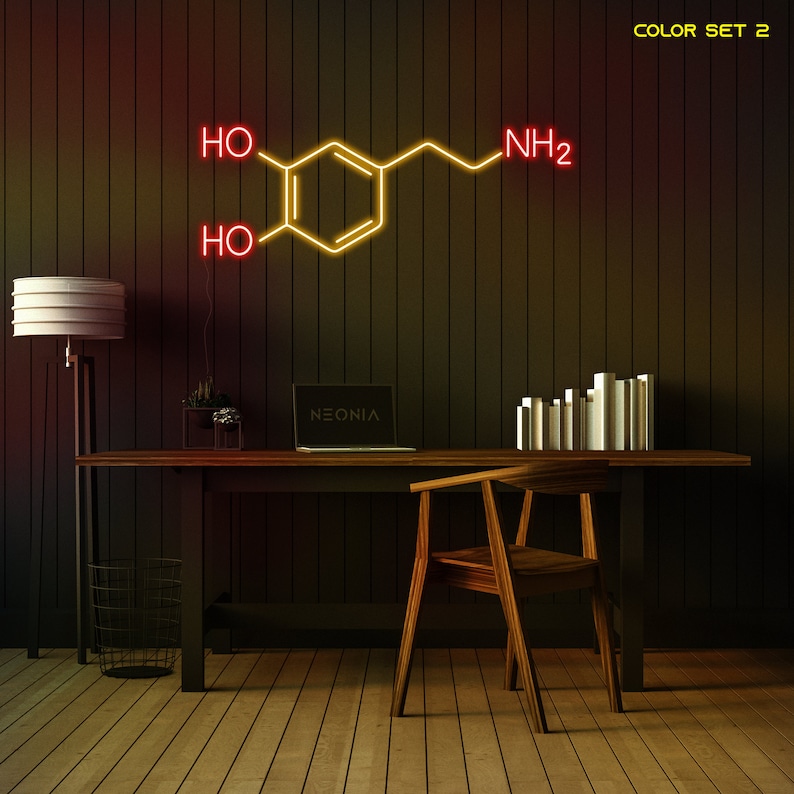 Dopamine Molecule Neon Sign Molecule LED Sign Neon Sign | Etsy
