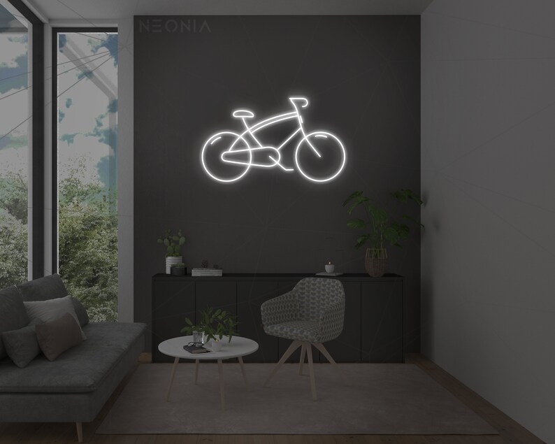 Bike Neon Sign Bike LED Neon Sign Wall Decor Wall Sign - Etsy
