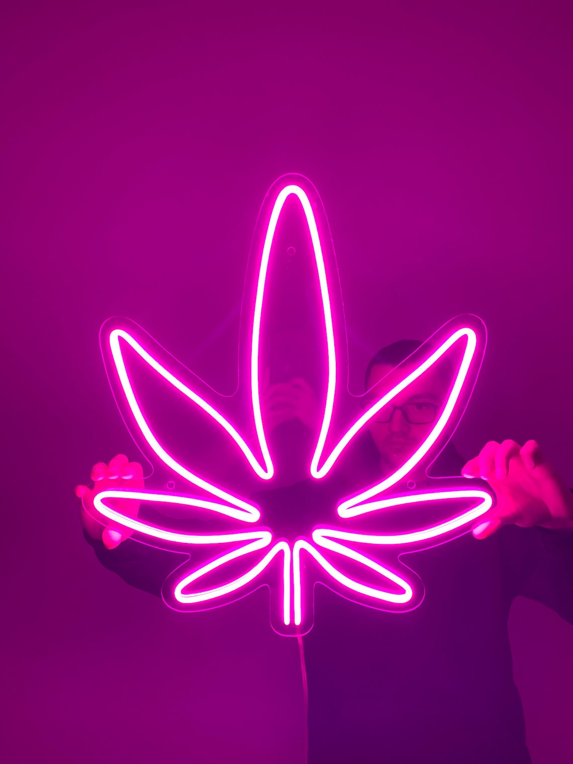 Cannabis Neon Sign Weed Neon Sign Cannabis Decor Weed | Etsy