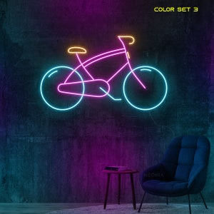 Bike Neon Sign - Bike LED Neon Sign , Wall Decor, Wall Sign, Neon Signs ...