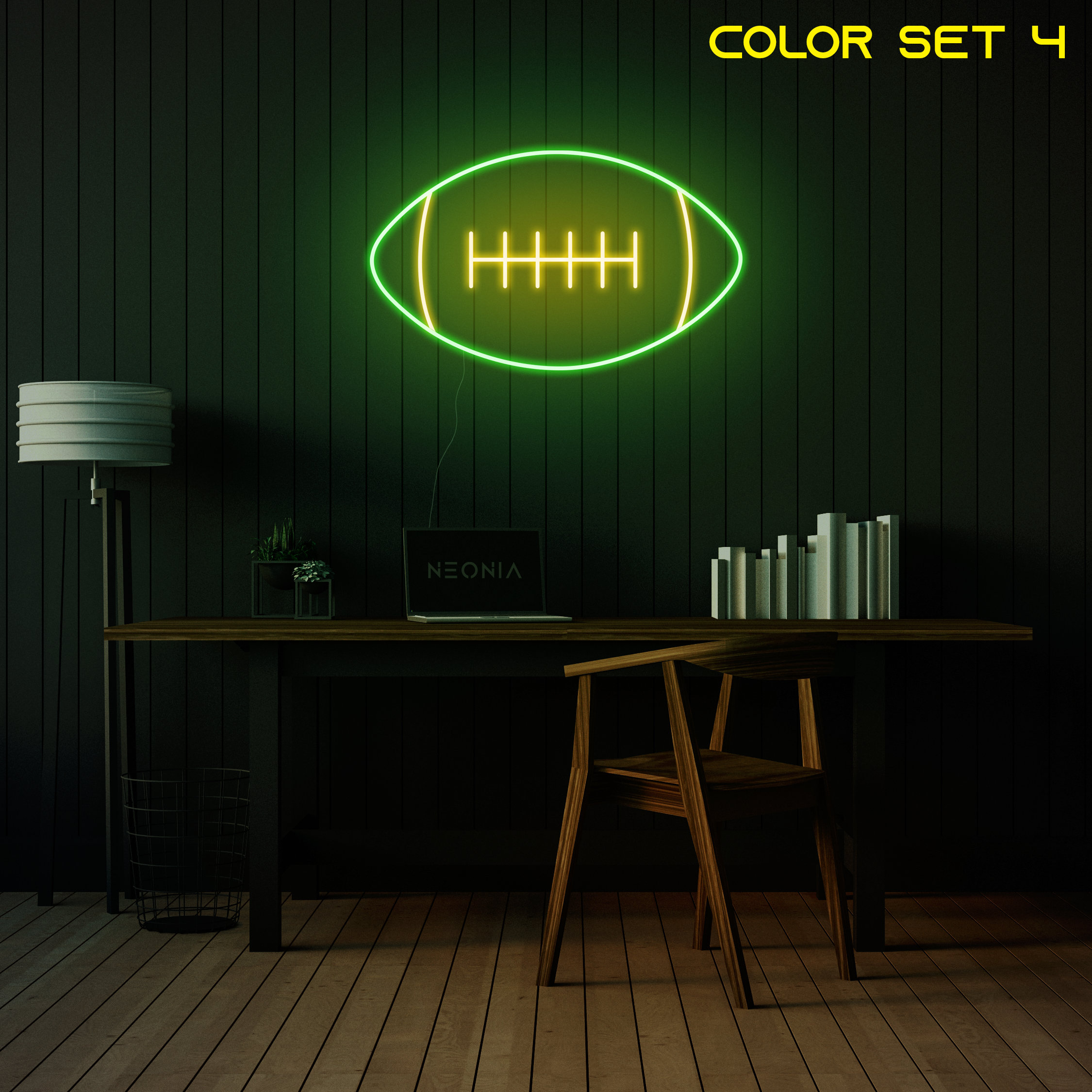 American Football Ball Neon Sign American Football Led Sign | Etsy