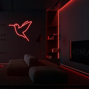 Bird Neon Sign - LED Neon Sign Bird, Wall Decor, Wall Sign, Neon Signs ...