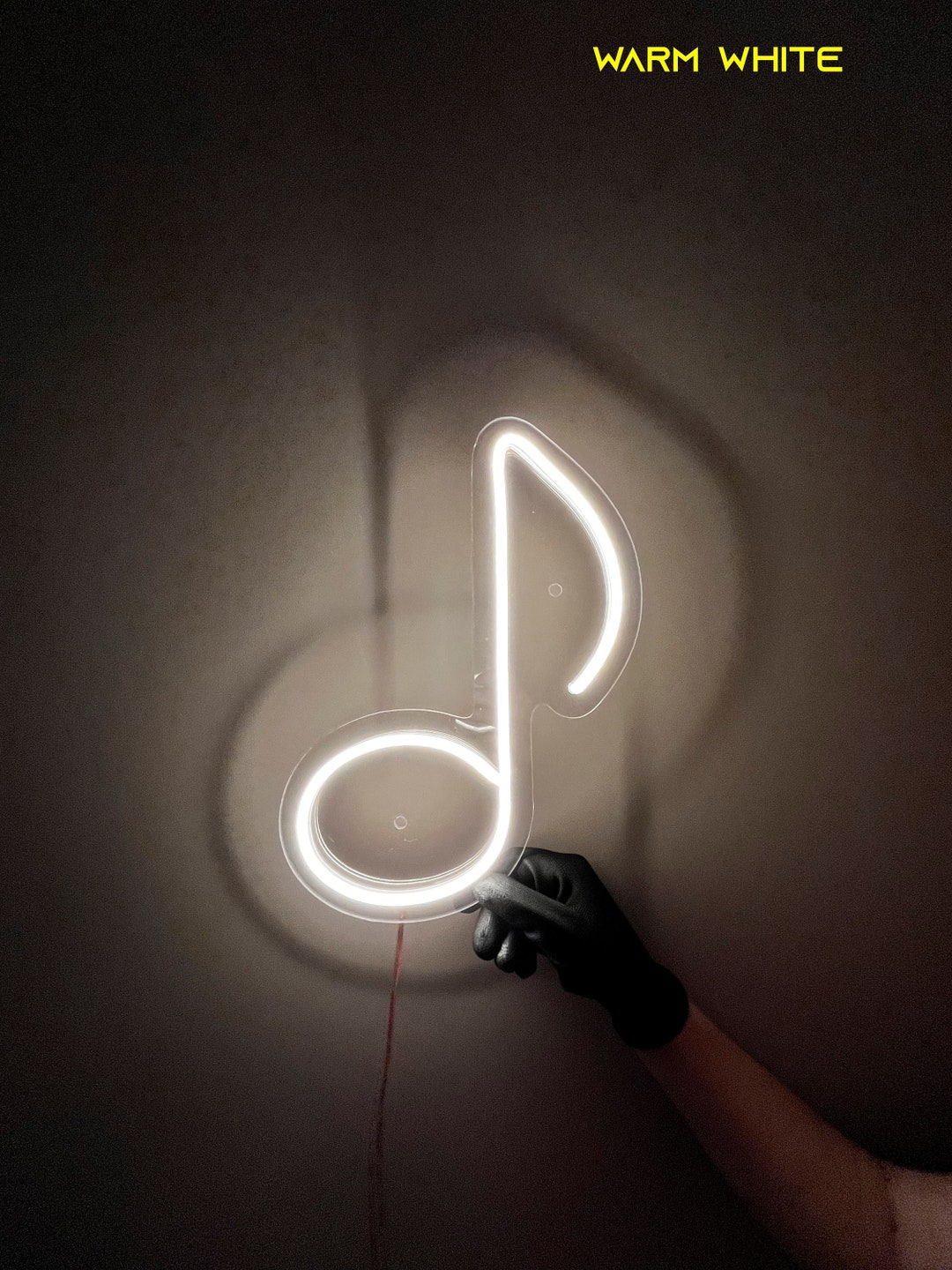 Music Note Neon Sign Neon Sign Bedroom Music Note Neon - Etsy