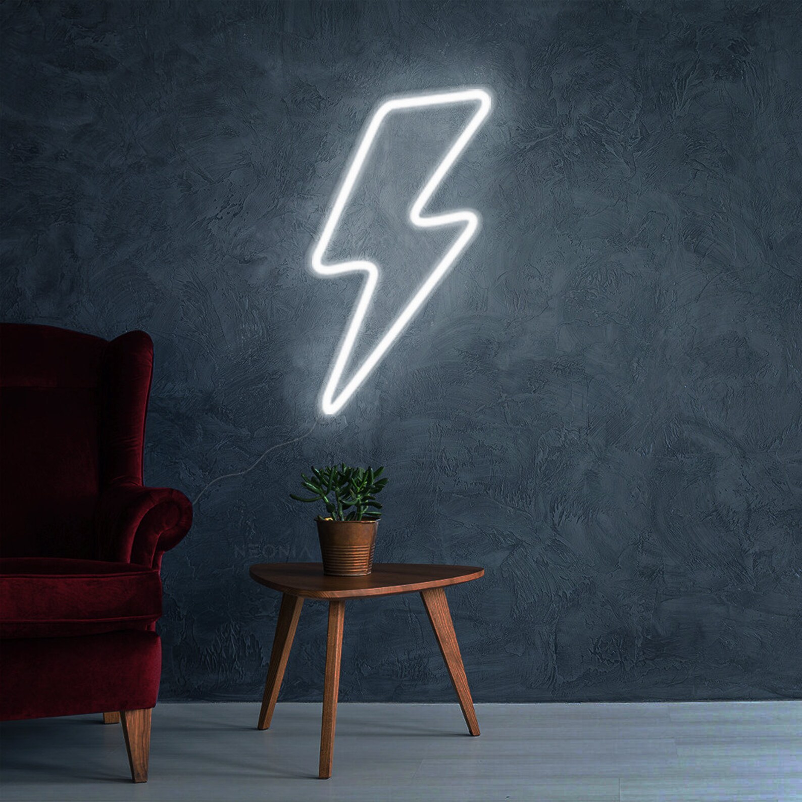 Lightning Bolt Neon Sign LED Neon Sign Wall Decor Wall - Etsy