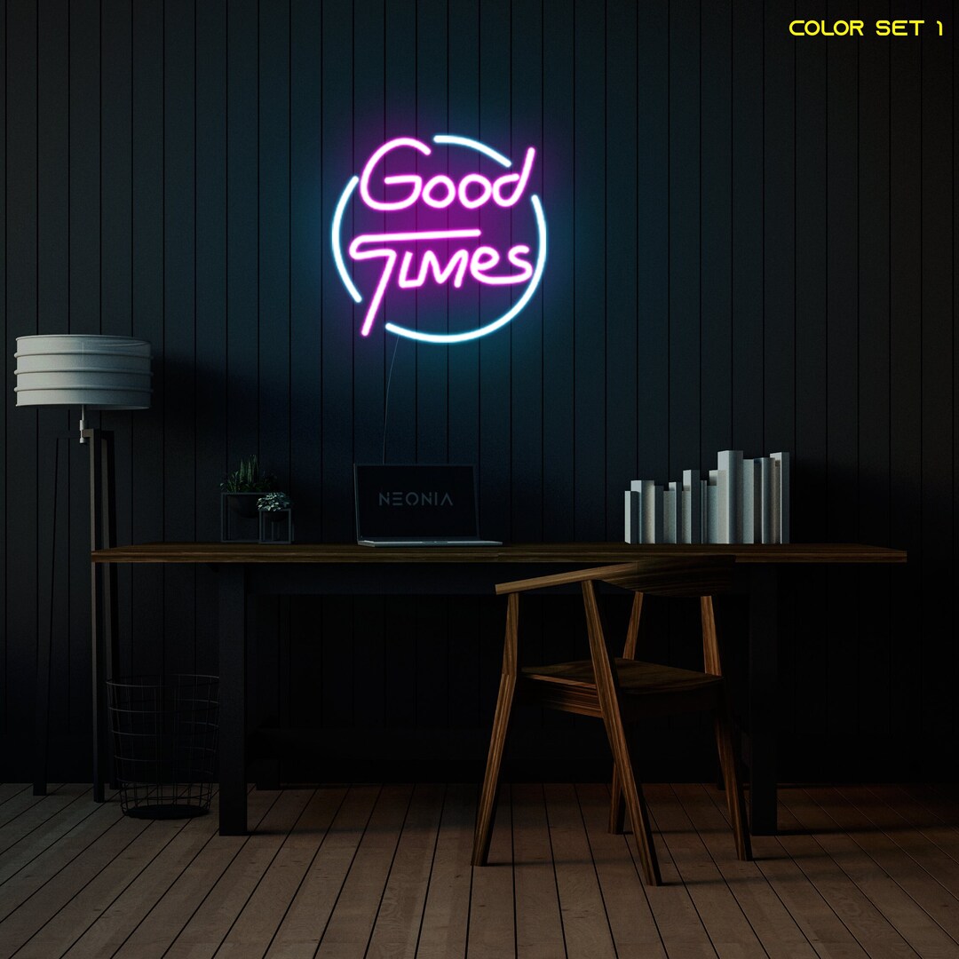 Good Times Neon Sign Bathroom Led Sign, Neon Light Sign, Led Light Sign ...