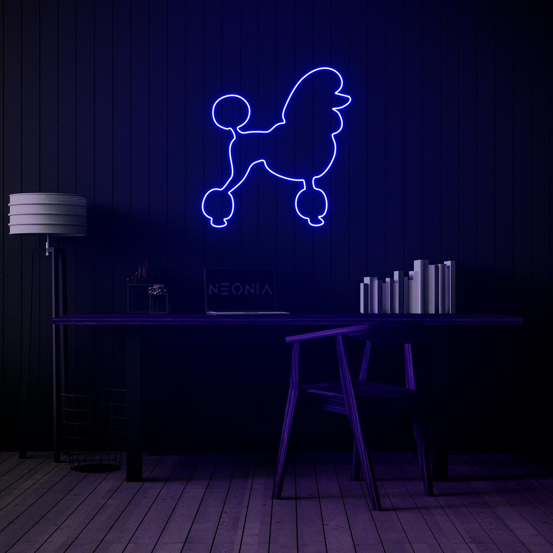 Poodle Dog LED Neon Sign: Custom Pet Wall Art - Etsy
