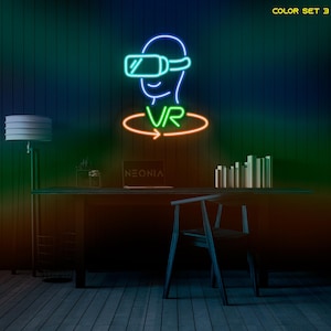 VR Gaming LED Neon Sign: Cyberpunk Gamer Room Decor - Etsy
