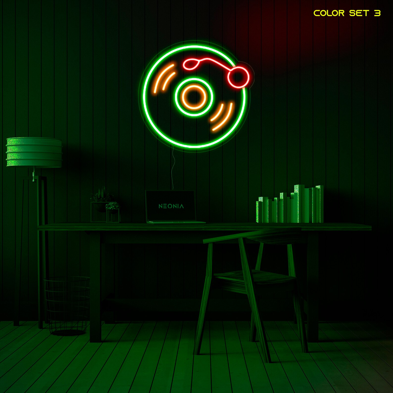 Vinyl Neon Sign Vinyl Record Decor Neon Sign Bedroom Neon | Etsy