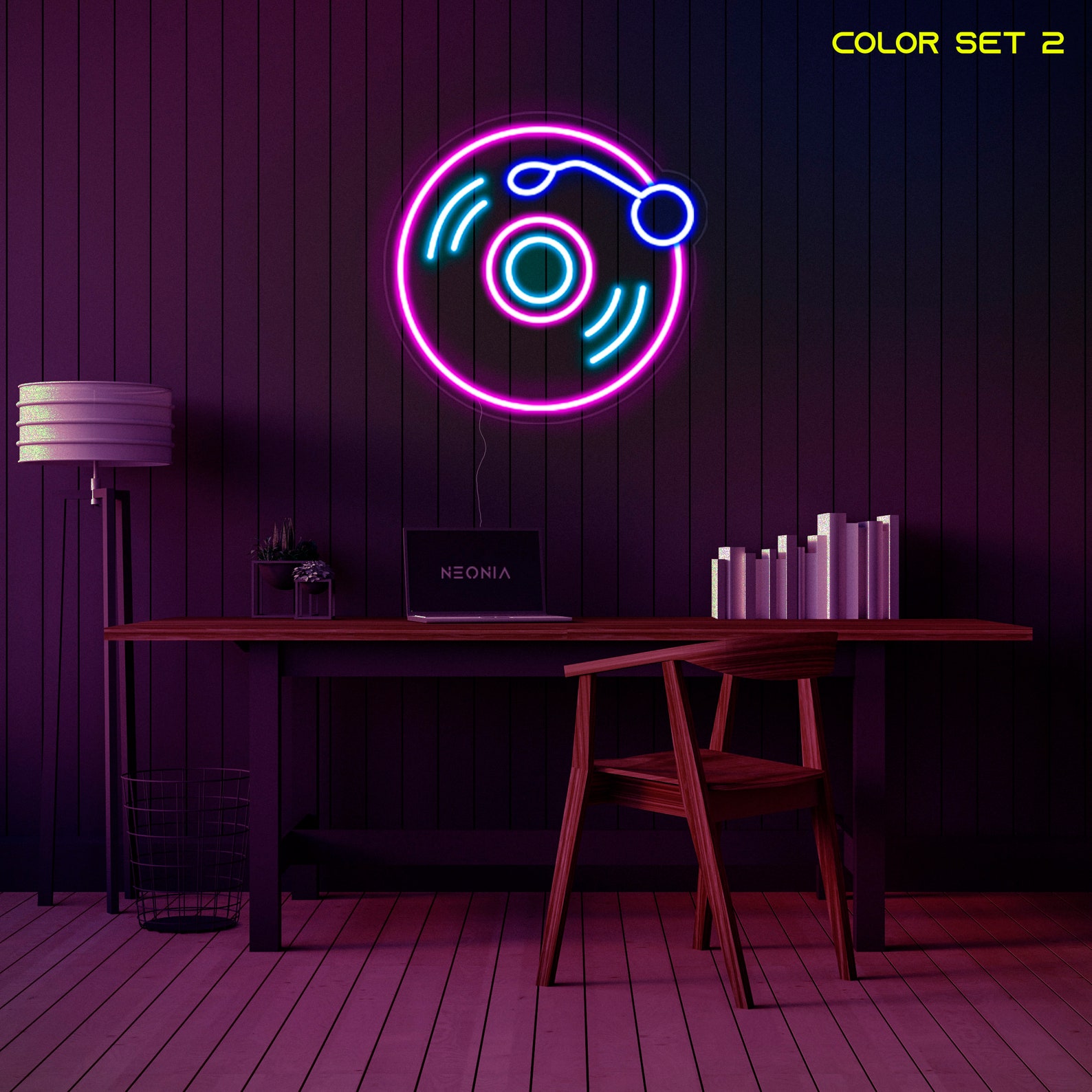 Vinyl Neon Sign Vinyl Record Decor Neon Sign Bedroom Neon | Etsy